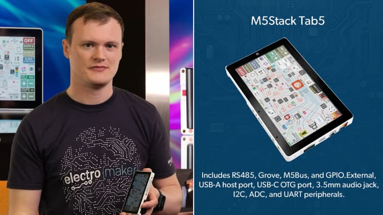M5Stack Tab5: RISC-V Touchscreen Dev Kit for IoT and HMI